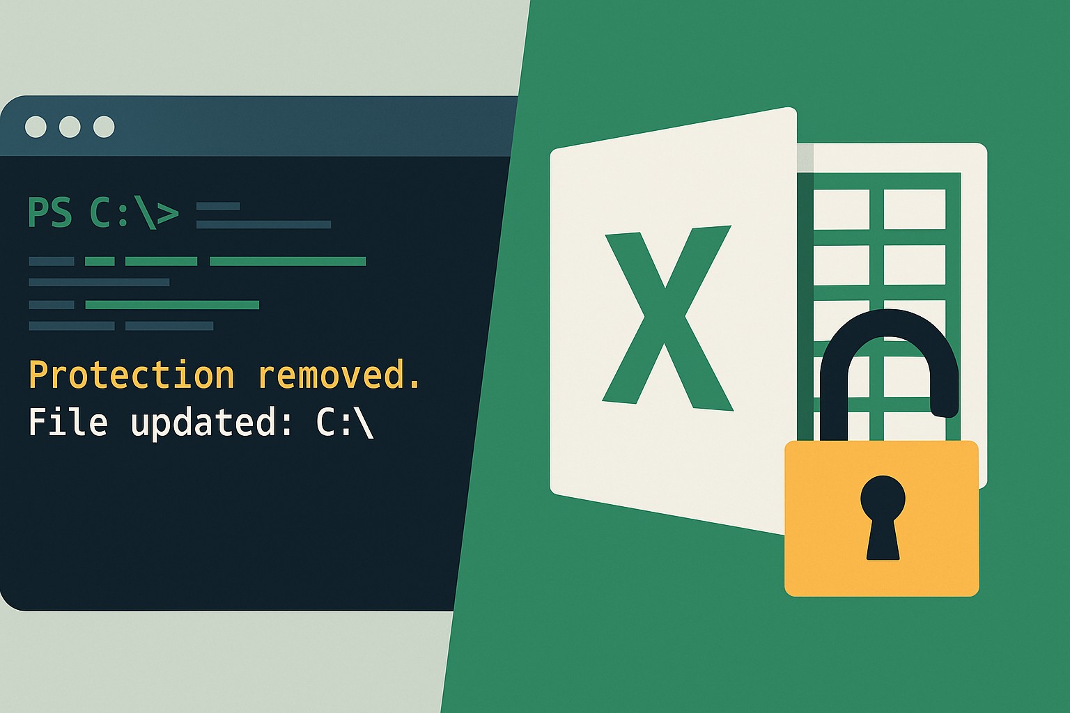 How to Remove Forgotten Excel Sheet Protection Using PowerShell (Step-by-Step Guide) - Jaspreet ...